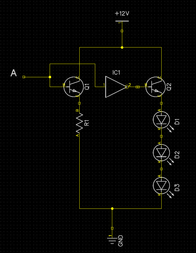 LED dimming, transistors and a not gate | Forum for Electronics